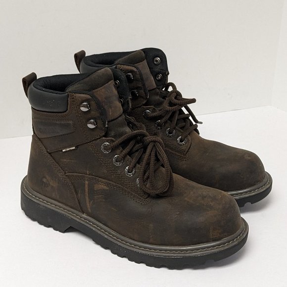 Wolverine | Shoes | Wolverine Floorhand Steel Toe Work Boots Dark Brown ...